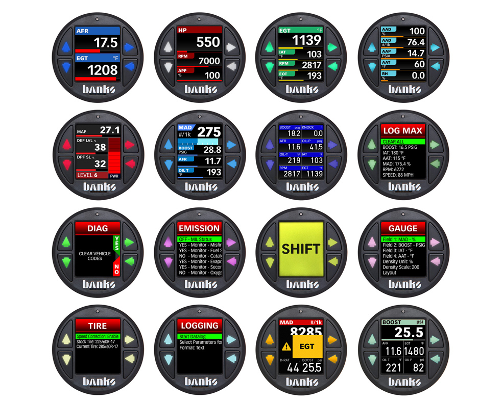 Banks Power Derringer Tuner, with iDash SuperGauge for 2019-2024 Ram ...